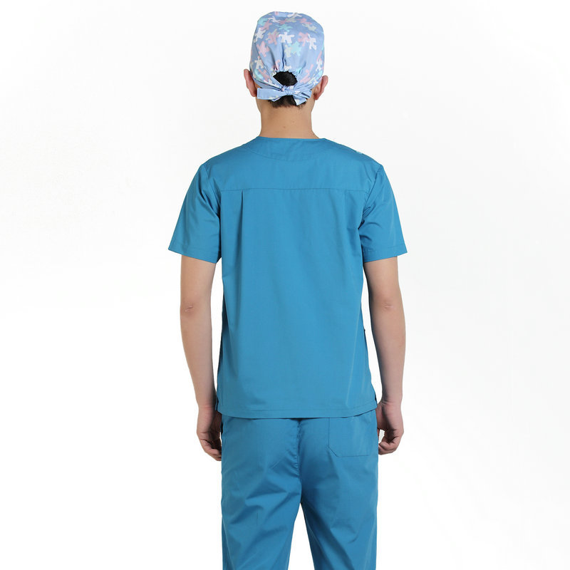 Blue clean surgical gown hospital uniform