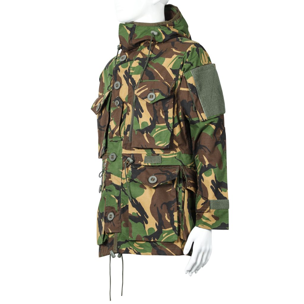 British camouflage military field uniform