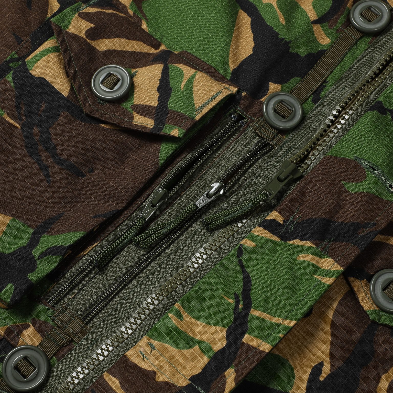 British camouflage military field uniform