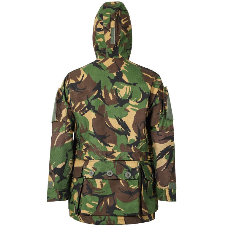 British camouflage military field uniform