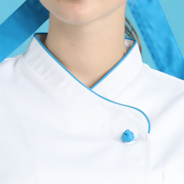 Classic blue restaurant waitress uniform