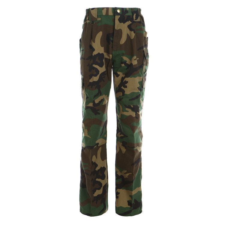 Classic forest camouflage military uniform