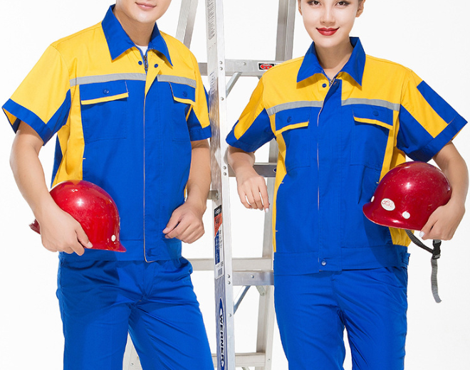 Color color construction site industrial uniform