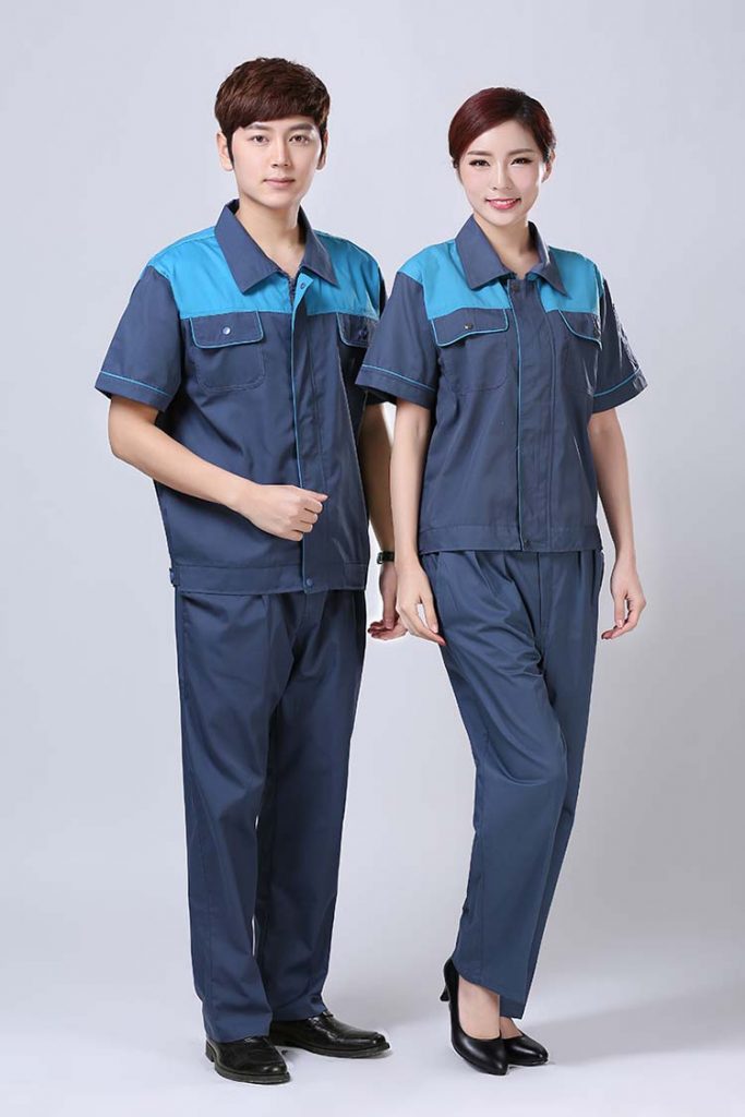 Custom color worker industrial uniform
