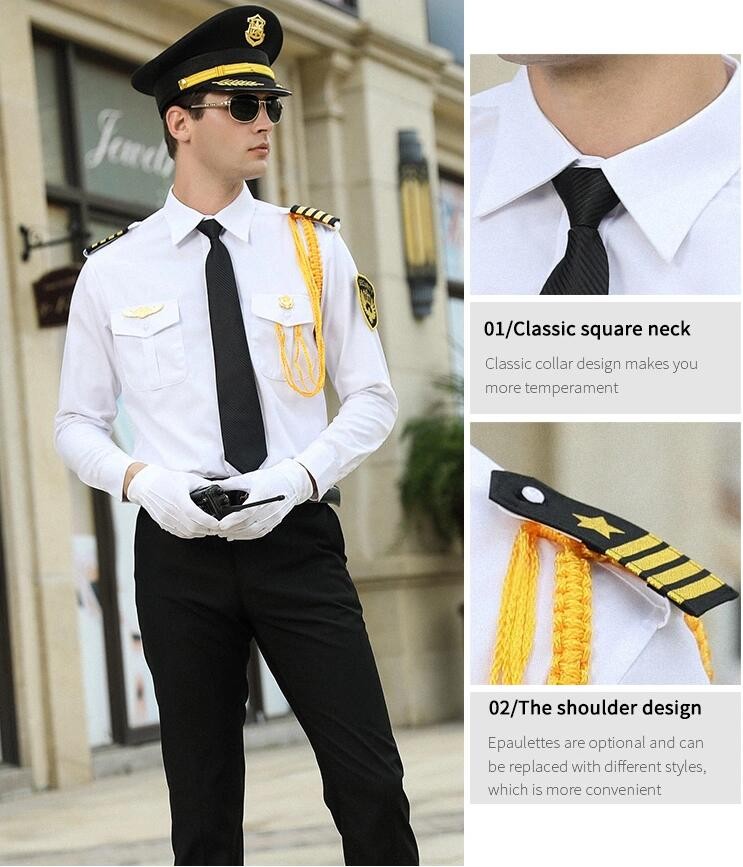 Custom style handsome security uniform