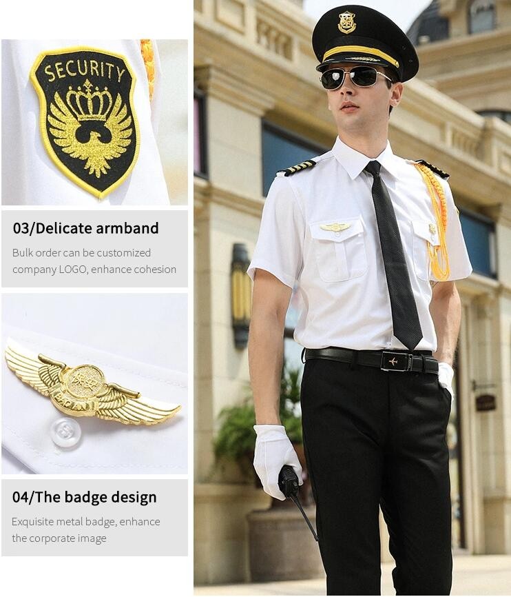 Custom style handsome security uniform
