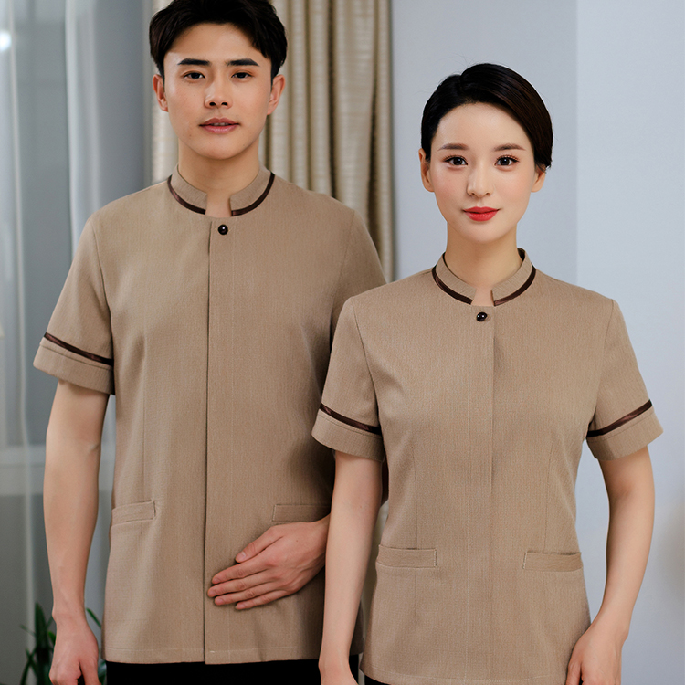 Customized cleaning service staff uniforms