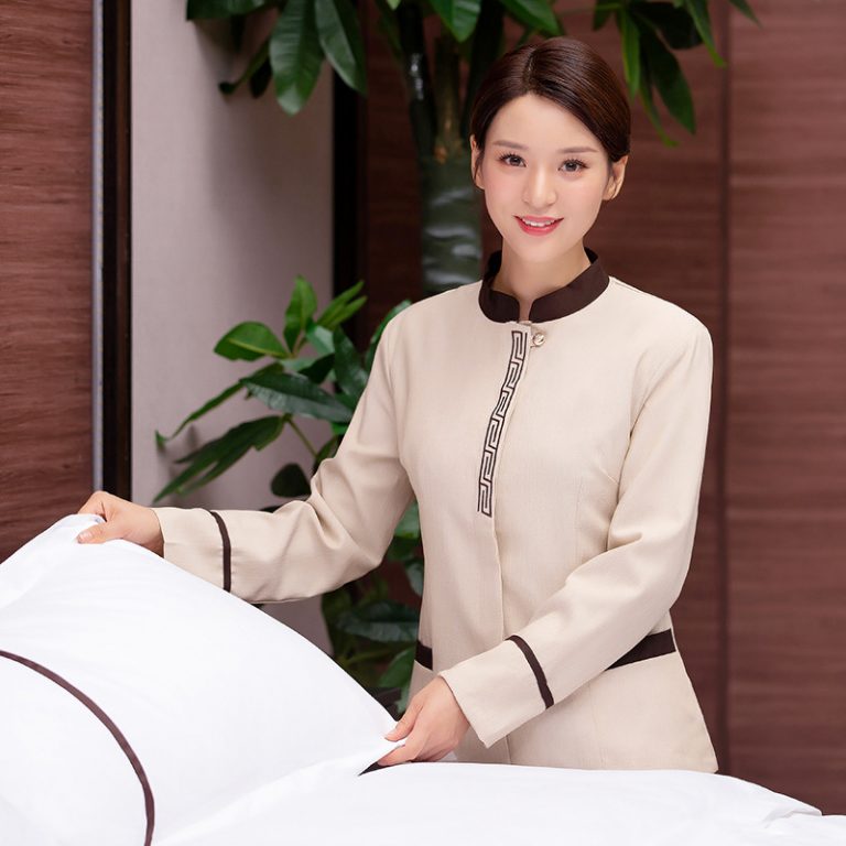 Customized restaurant cleaner waiter uniform