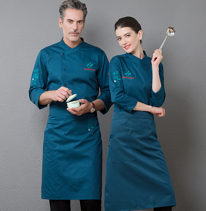 Customized senior front desk staff uniforms