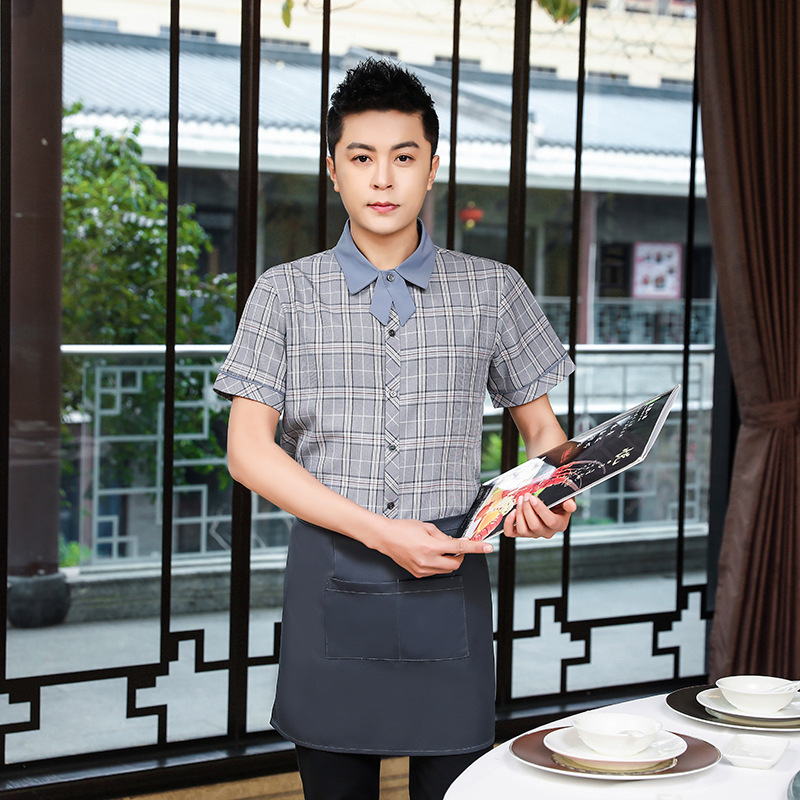 Customized special lattice restaurant uniforms