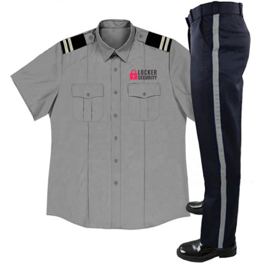 European shirt and pants police uniform