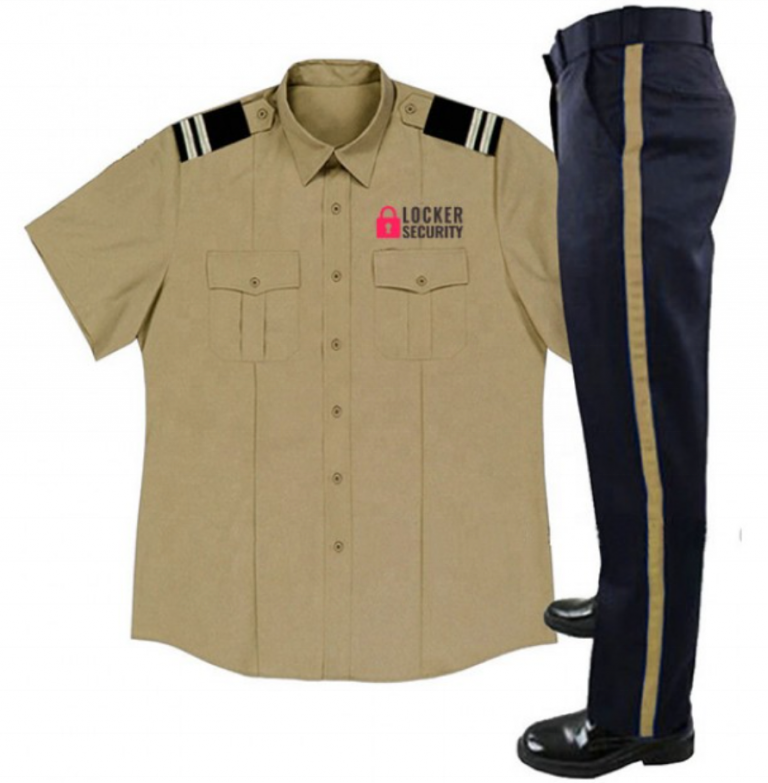 European shirt and pants police uniform