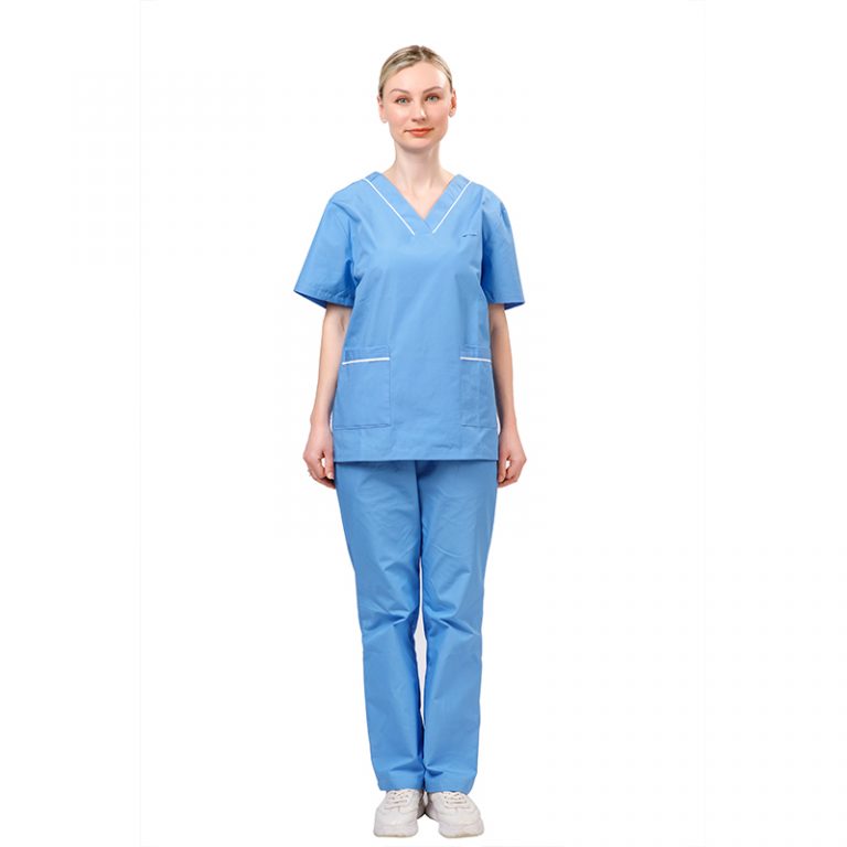 Fashion medical scrub uniform set