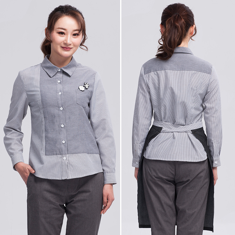 Fashion theme tea restaurant uniform