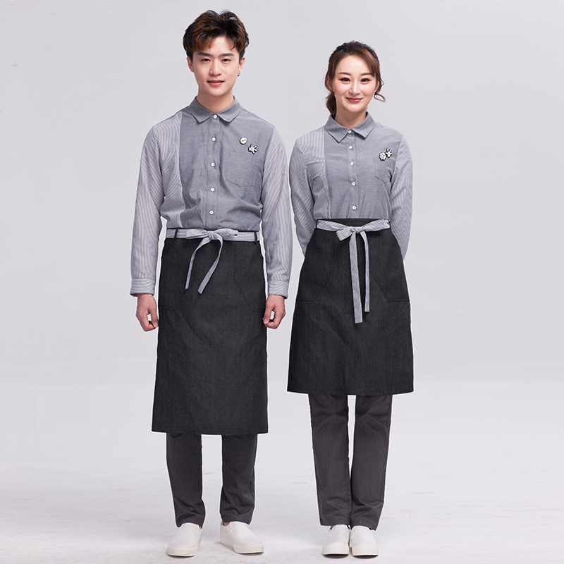 Fashion theme tea restaurant uniform
