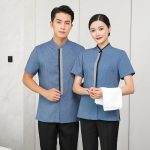 Fashion hotal unisex cleaner uniform