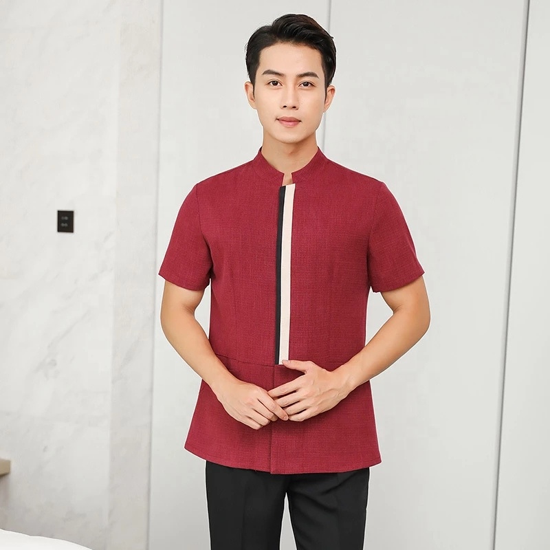 Fashion hotal unisex cleaner uniform