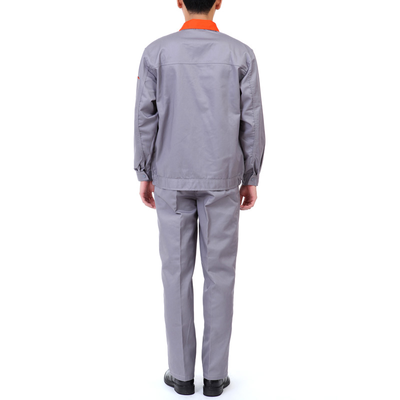 Gray factory work industrial uniform