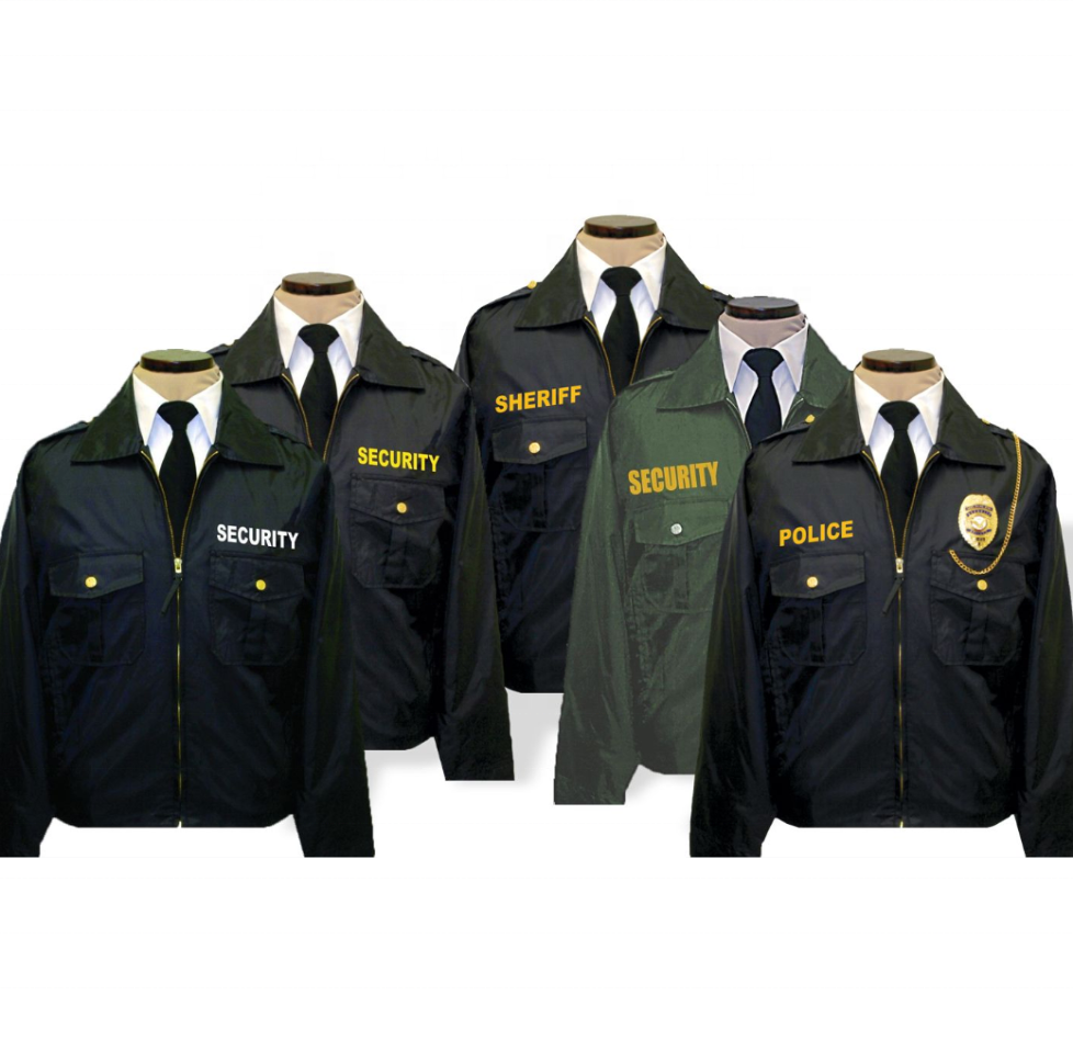 Handsome fashion coat police uniform