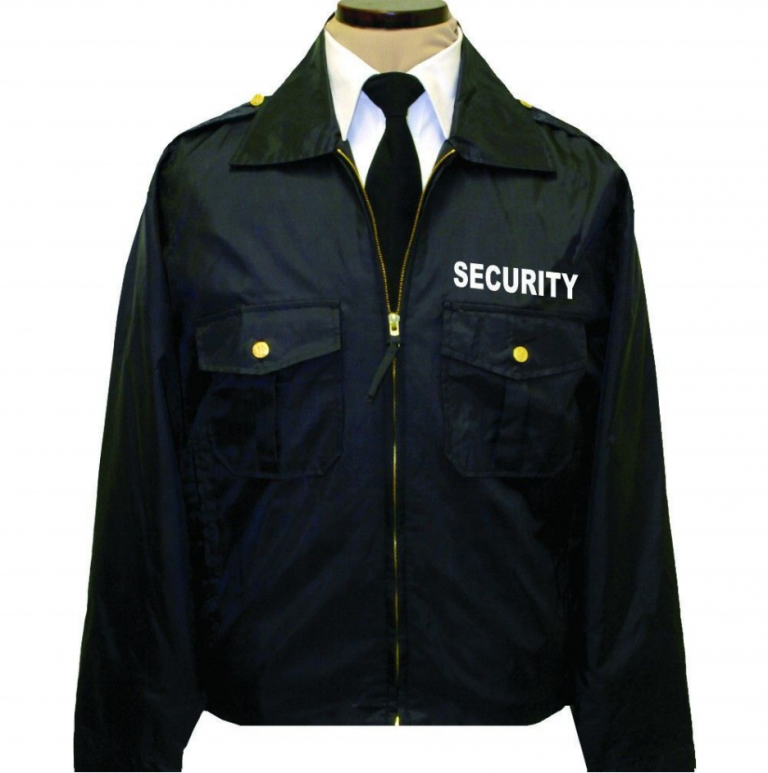 Handsome fashion coat police uniform