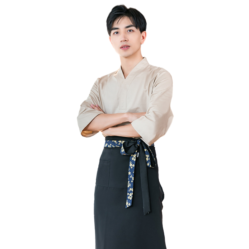 High-quality khaki restaurant uniforms