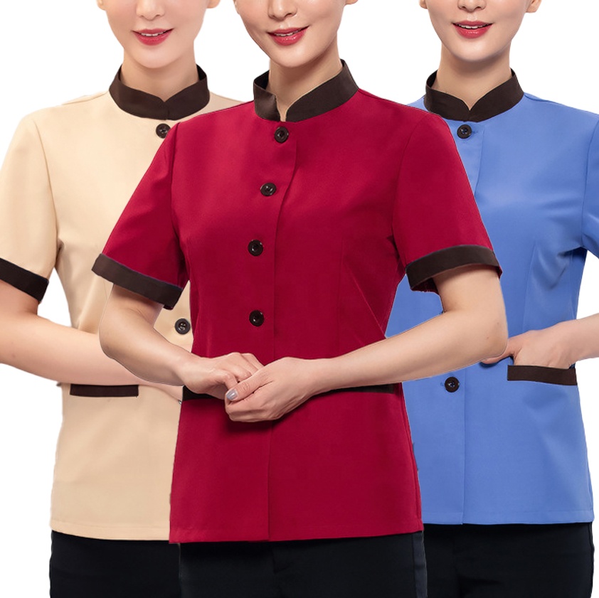 Hotel housekeeping women's cleaner uniform