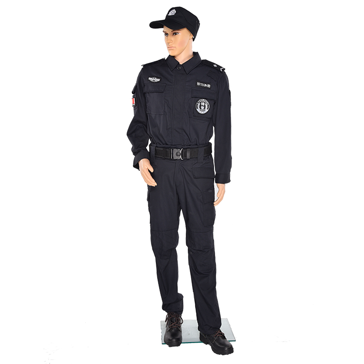 Long-sleeved guard security uniform