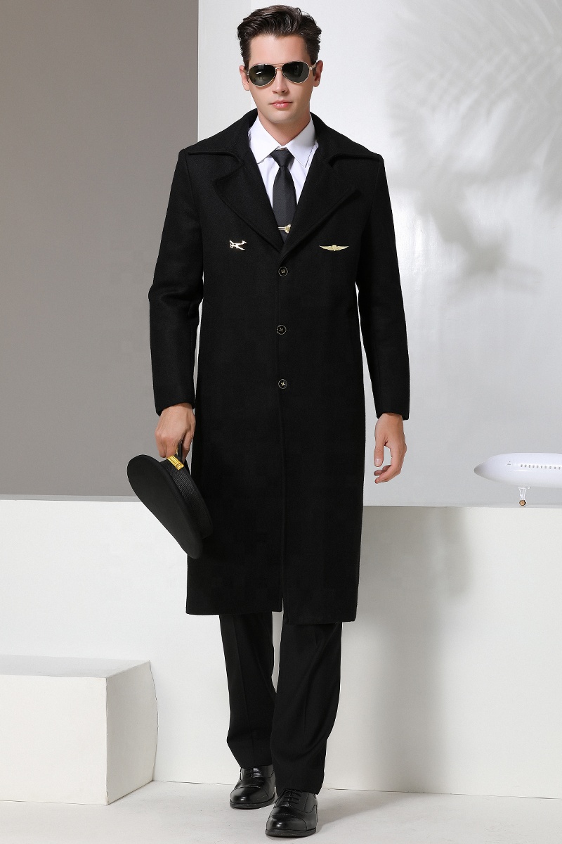 Pilot uniform in warm poly fleece fabric