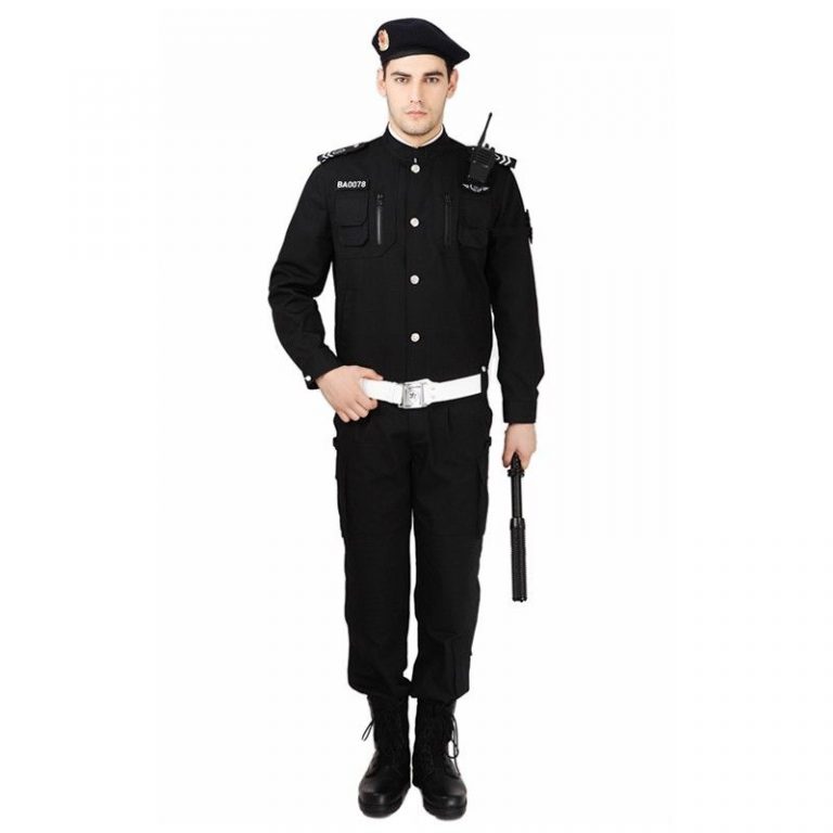 Professional cotton protective police uniform