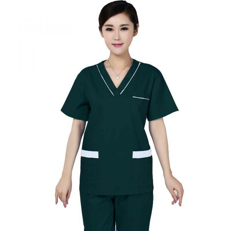 Slim-fit medical uniforms in multiple colors