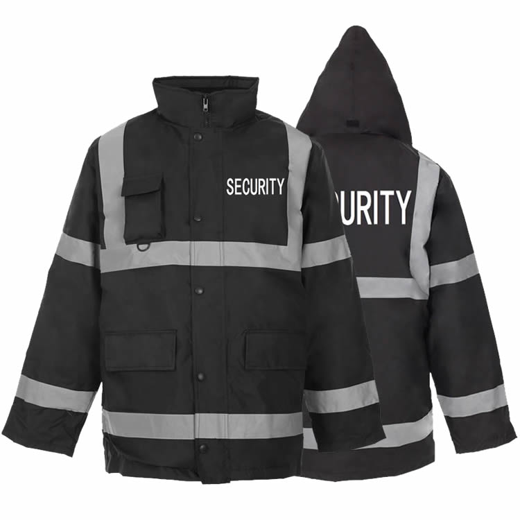 Special supply of gray security uniforms