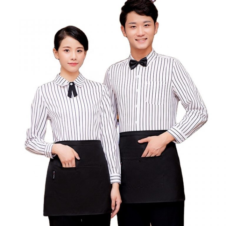 Teahouse restaurant working catering uniform