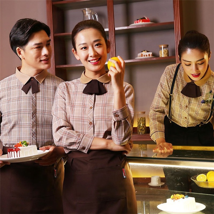 The latest design lattice employee uniform