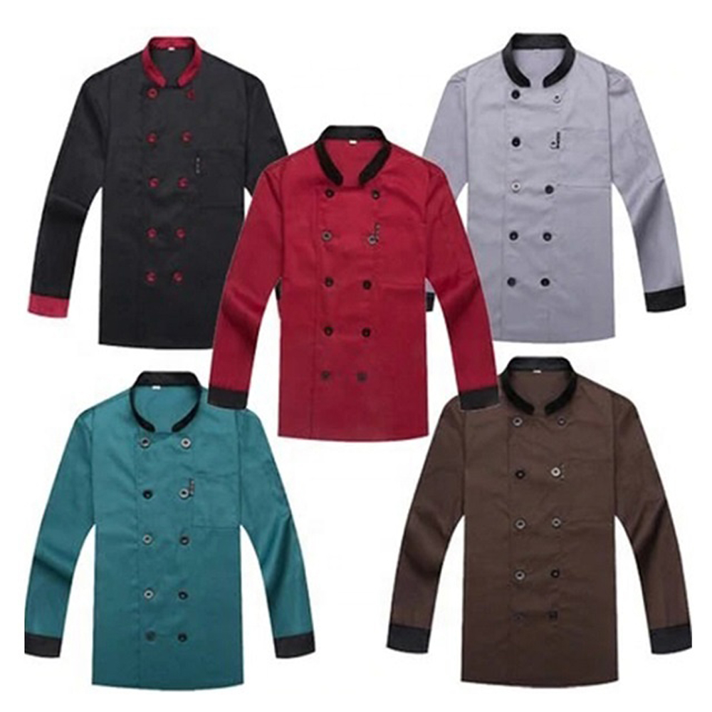 Various styles of chef uniforms