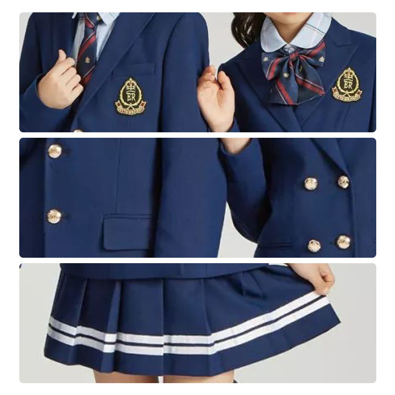 Custom-Made British Style Academy School Uniform