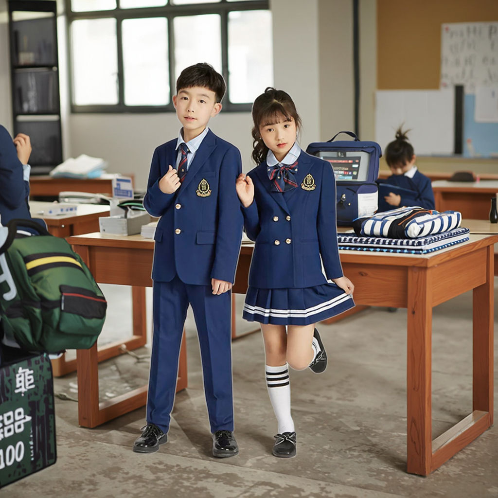 Custom-Made British Style Academy School Uniform